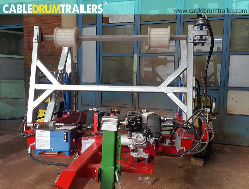 Full Hydraulic Cable Drum Trailers AUTO4